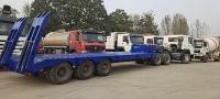 China Two-axle Lowbed Semi Trailer Featuring Low Ground Clearance And Strong Load-bearing Capacity for sale