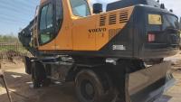 China Used Volvo EW180BLC Wheeled Excavator 2022 Second Hand Volvo Excavators for sale