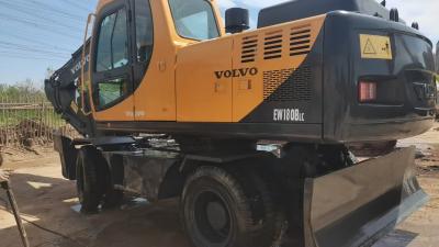 China Used Volvo EW180BLC Wheeled Excavator 2022 Second Hand Volvo Excavators for sale
