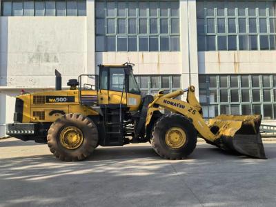 China Used Komatsu WA500-6 Wheel Loader Heavy-Duty Front Loader Exported from China for sale
