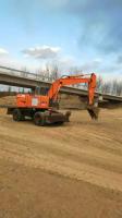 China Used Hitachi ZX170W Wheeled Excavator Engine Power 128 KW for sale