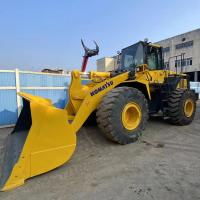 China Used Komatsu WA470-6 Wheel Loader Well-Maintained 4WD Quick Coupler for sale