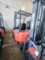 China Used 3 Ton Electric Heli Forklift  2022 Model 80% Battery Health for sale