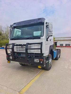 China Used SINOTRUK HOWO 380HP 6x4 Tractor Head with Manual Transmission for sale