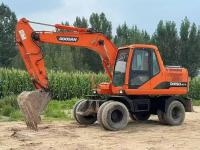 China Used Doosan DH150W-7 Wheel Excavator 15 Ton Good Condition for sale