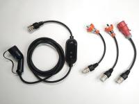 China Mini Cooper ev ev Portable Charger, ac, Single Phase, 110-250v, 32a, 7.3kwh, Type-2 iec-62196-2, CEE Industrial Plug, 5 Meter Length or Level-2 Electric Vehicle onboard Home Charger for Electric car for sale