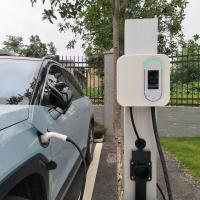 China IP65 32Amp 22kW AC EV Charging Station Wallbox With Delay Charging for sale