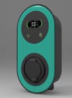 China IEC 621962-2 Type 2 Dual guns intergated floor-mounted AC EV charger for sale