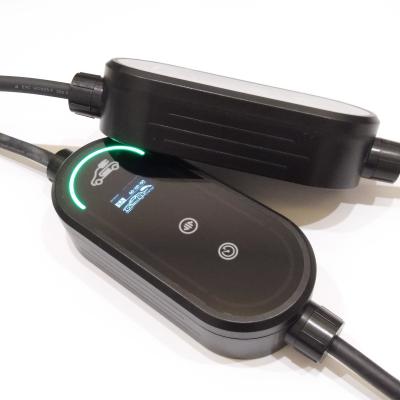 China 7kW Smart Portable EV Car Charger with 5m Cable IP67 CE Certified for sale