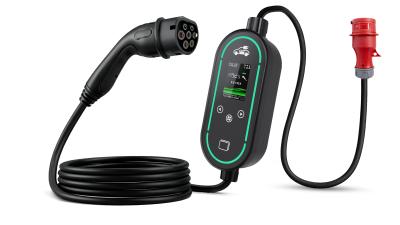 China AC110V/230V 3 Phase Portable EV Charger with CE Certification and WiFi APP Control for sale