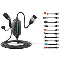 China 400V 11kW Portable EV Charger with Delay Charging 3.2kg IP67 for sale