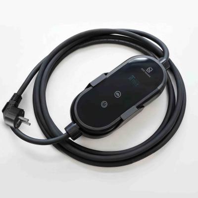 China 7.4kW 32A Portable EV Charger with IP67 & Delay Charging for sale
