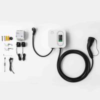 China 22kW three-phase fast charging Smart Home Wallbox CE certified Wall Mounted EV Charger IP65 Waterproof Support RFID/WiFi/Bluetooth Connection Available in White and Black for sale
