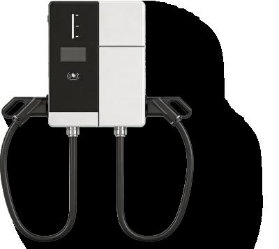 China 40kW CE Small DC Charging Pile with Single or Dual CCS2 Connectors for sale