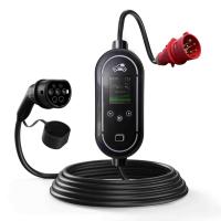 China 3 Phase 400V 11kW Portable EV Car Charger with IP67 Protection and CE Certification for sale