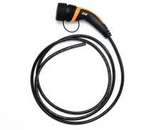 China TPU material TUV Certification 16a 1 Phase Orange Type 2 ev charging wire Cable Electric Car Charging Cables Extension for sale