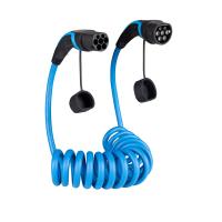 China Halogen-free Long Durable TPU Electric Vehicle Charging Cables 32A 1 Phase 7.6kW Type 2 To Type 2  Ev Cables for sale