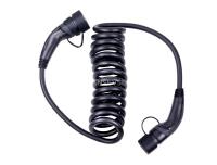 China electric vehicle chargers 32amp 3 Phase 22KW IEC 62196-2 type 2 ev charging coiled cable for sale