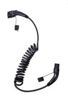China 32A 250V 7kW Type 1 To Type 2 EV Charging Cable IEC 62196-2 Mode 3 Charging Cable for sale