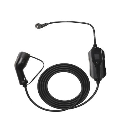 China J1772 Type1 Plug 10A 13A 5m Portable EV Charger With UK Plug Mode 2 for sale