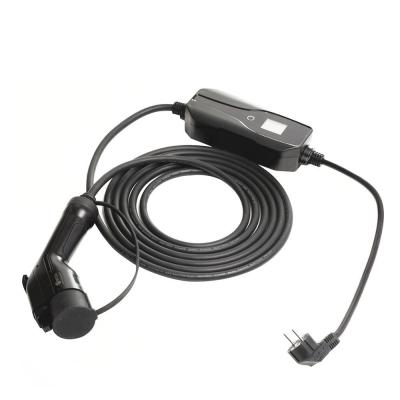 China Adjustable 16A 5.5m Home EV Car Charger IEC 62196-2 Type2 Plug for sale