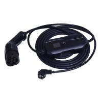China Switchable 10A / 16A EV Type 2 Charger EVSE Electric Vehicle Car Charger for sale