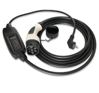 China IEC 62196 Type 2 Portable Charger 16A 250V 3.6kW With Schuko Plug Duosida for sale