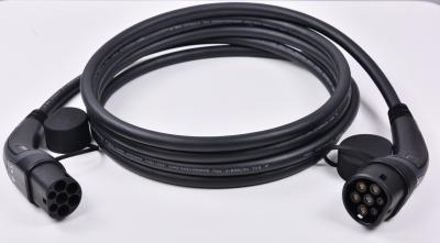 China 32A 3 Phase Type 2 Car Charging Cable 5m Grey Cladding Cable for sale