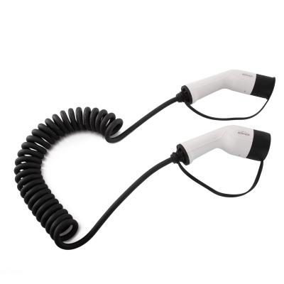 China 32A 3P 22kW 22kW Type 2 To Type 2 EV Charging Cable IEC 62196 5m for sale
