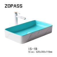 China Modern Countertop Sanitary Ware Basin Ceramic Bathroom Pedestal Sink for sale