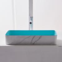 China Modern Countertop Sanitary Ware Basin Ceramic Bathroom Pedestal Sink for sale