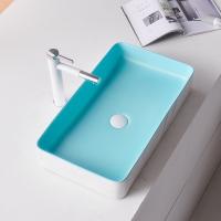 China Modern Countertop Sanitary Ware Basin Ceramic Bathroom Pedestal Sink for sale