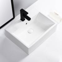 China New Design Small Size Ceramic Bathroom Wash Hand Basin Art Basin for sale