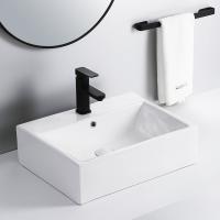 China New Design Small Size Ceramic Bathroom Wash Hand Basin Art Basin for sale