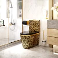 China One Piece Toilet Dual Flush 300mm 400mm Roughing In Ceramic Sanitary Ware Floor Mounted 650x370x780mm for sale
