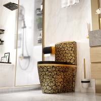 China One Piece Toilet Dual Flush 300mm 400mm Roughing In Ceramic Sanitary Ware Floor Mounted 650x370x780mm for sale