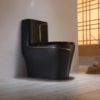 China Black Toilet Siphon Flushing Sanitary Ware Toilet for sale