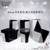 China Luxury Ceramic Washdown Round One Piece Toilet Black Sliver Colored for sale