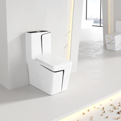 China Square WC Siphonic Flush Sanitary Ware Toilet Self Cleaning Spray for sale