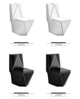 China Square Diamond Sanitary Ware Toilet for sale