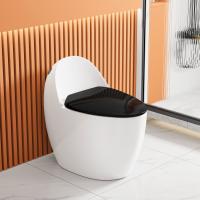 China Green Egg Shaped S Trap ADA Comfort Height Toilet Siphon Jet Flushing for sale