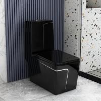 China Glossy Glaze 1 Piece Luxury Commode Toilet Mix Pit Spacing 220mm for sale
