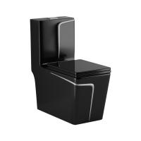 China Glossy Glaze 1 Piece Luxury Commode Toilet Mix Pit Spacing 220mm for sale