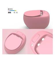 China Mix Pit Spacing 305mm Single Piece Toilet Multicolor Touch Flushing for sale