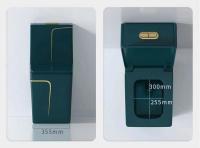 China One Piece Ceramic Toilet 300mm 400mm Roughing In Siphon Flushing Dual Flush Luxury Green Gold for sale