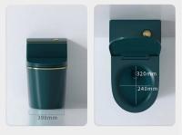 China Ceramic One Piece Siphonic Flush Toilet Colorful Water Saving Tank for sale