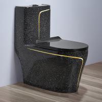 China Dual Flushing Flowrate 3L 6L WC Toilet Bowl One Piece Structure for sale