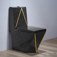 China Dual Flushing Flowrate 3L 6L WC Toilet Bowl One Piece Structure for sale