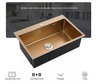 China Top Mount Stainless Steel Kitchen Sinks Handmade Polished Surface for sale
