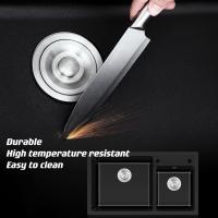 China Undermount Stainless Steel Kitchen Sinks Double 220mm Deep Bowls for sale